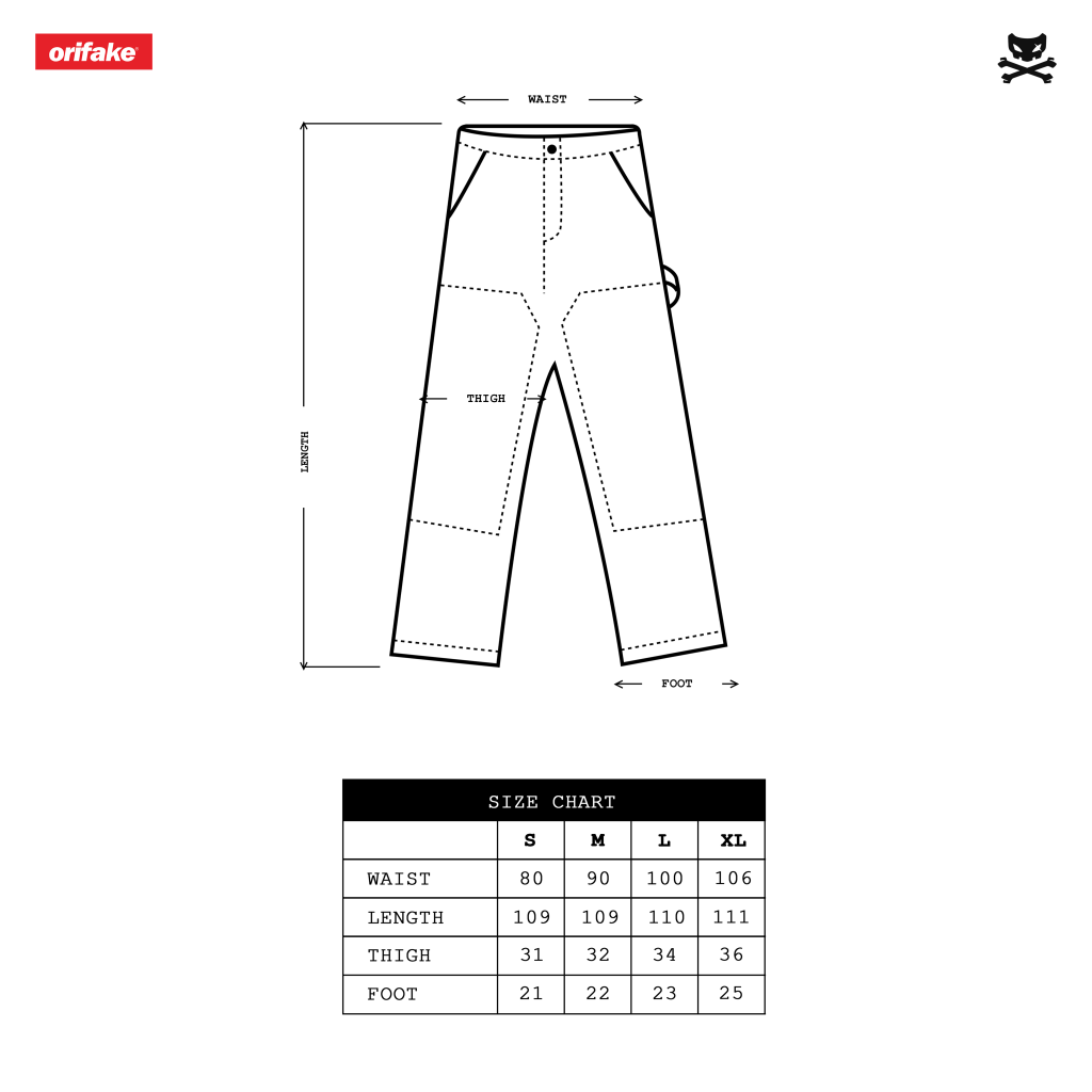 LOOSE PANTS CARPENTER DENIM – ORIFAKE